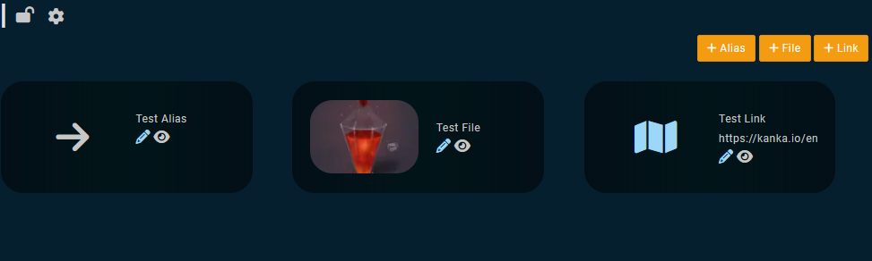 Rounded Asset page links