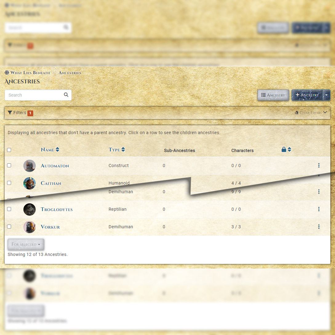 Race Replacer - Ancestries, Species, and more