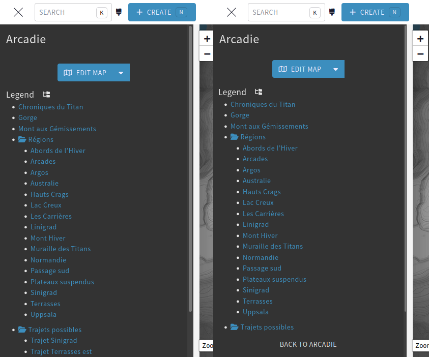Map Sidebar Optimization
