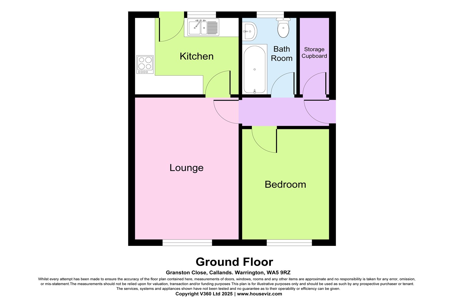 32 Granston Close, Callands, Warrington, WA5 9RZ - 1 bedroom Semi ...