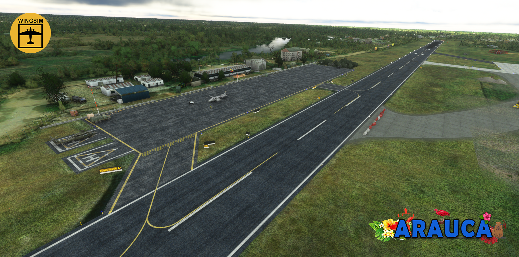 WingSim Releases Santiago Pérez Quiroz Airport for MSFS - Threshold